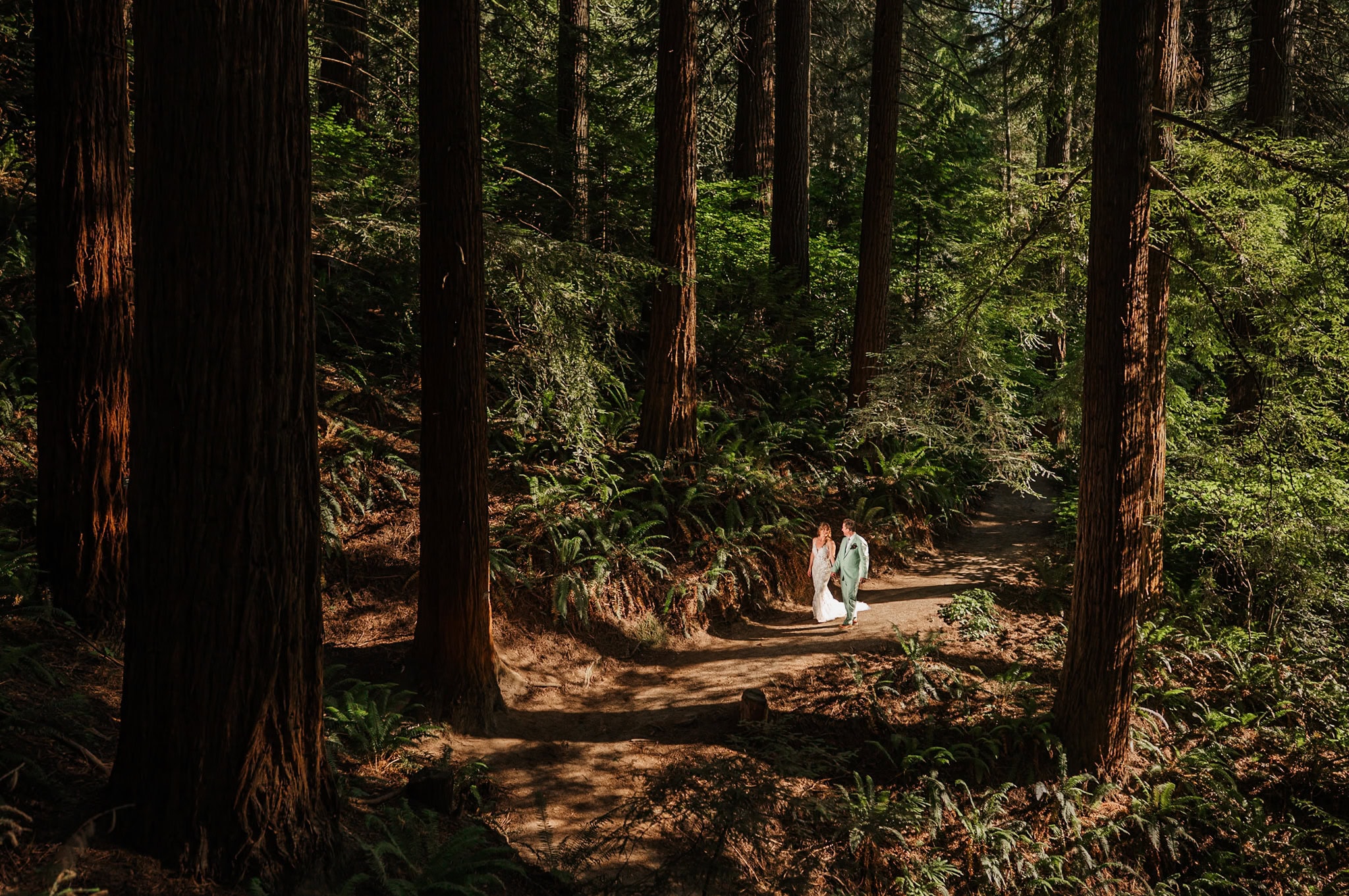 Gorgeous Hoyt Arboretum Redwood Deck Wedding Photos • Kyle Carnes Photography